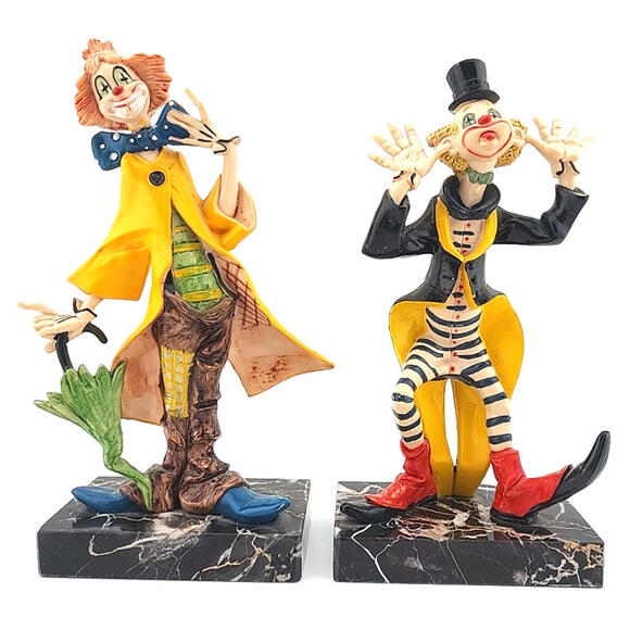 Fontanini | Art | Vintage Fontanini Clown Girl Curtsy Silly 943 946 ...